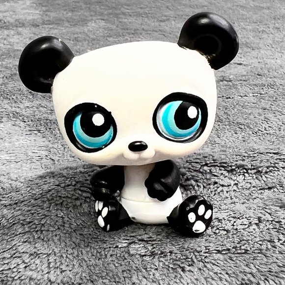 Hasbro | Toys | Lps Littlest Pet Shop Panda Bear 9 Figure 2005 Black ...